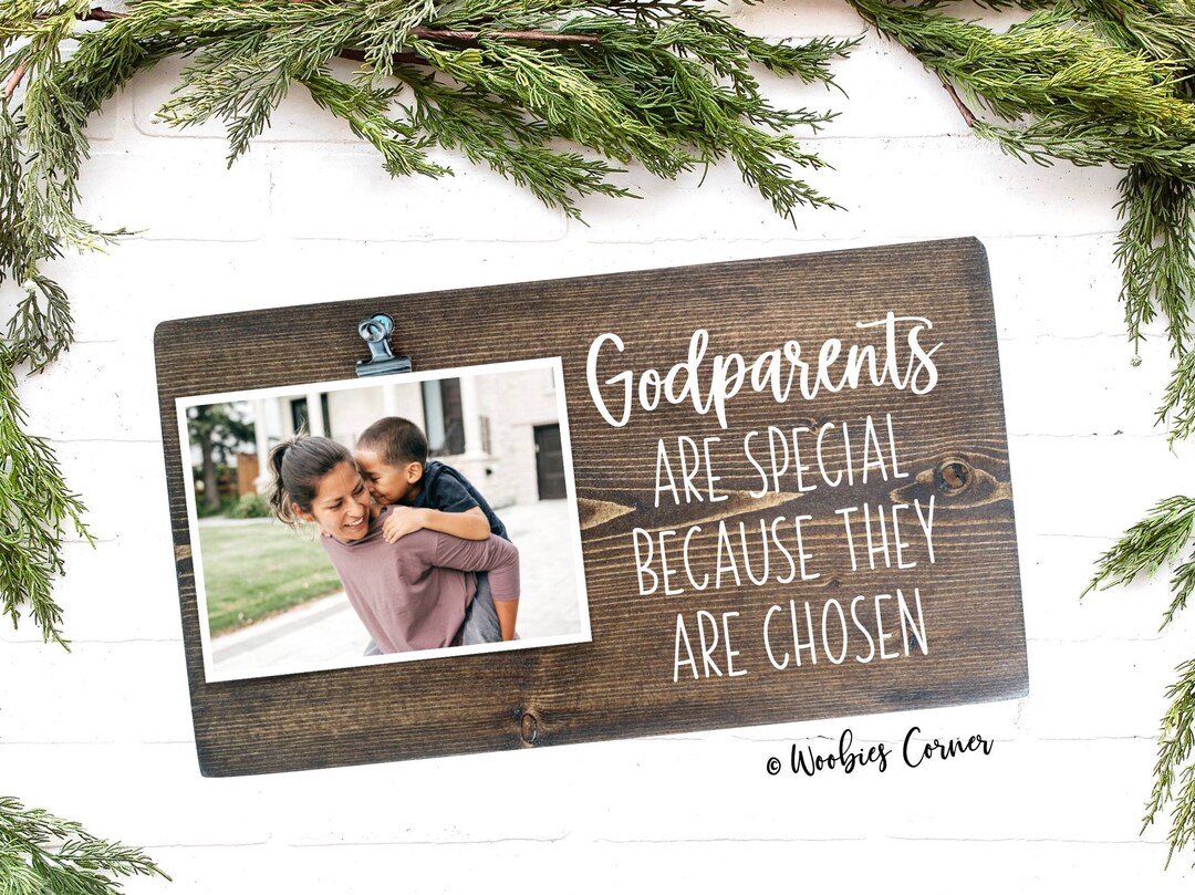 Godparents Picture Frame, Godparents Quote, Gift for Godparents, New ...