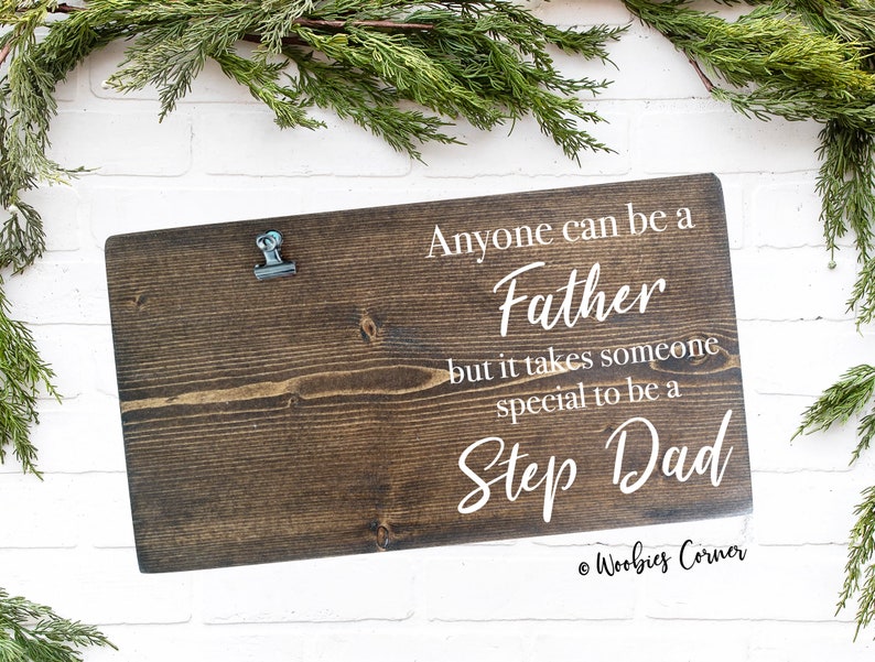 Step Dad Gift Step Dad Picture Frame Fathers Day Gift Gift - Etsy