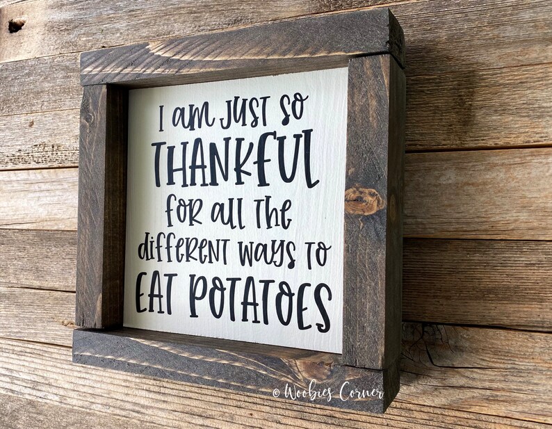 Funny Kitchen sign I'm just so thankful for all the | Etsy