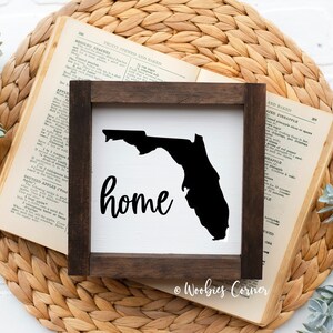 Florida State Sign, Florida Home Sign, Florida Home Decor, Personalized ...