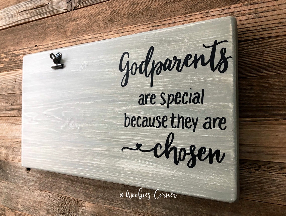 Godparents picture frame Godparent proposal gift Gift for | Etsy