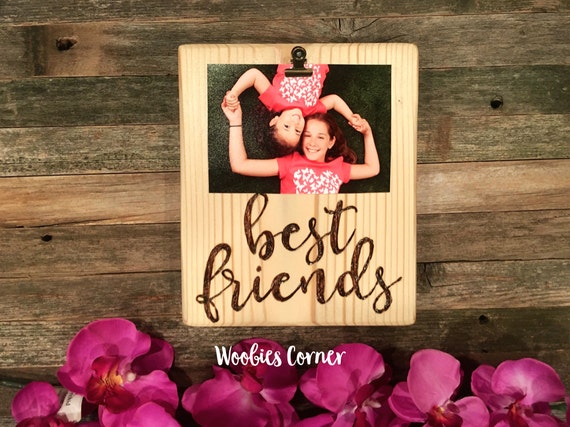 Custom picture frame Best friend gift Best friend picture | Etsy