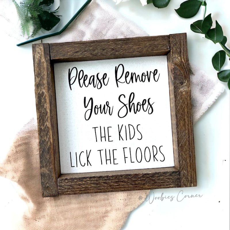No Shoes Funny Sign - Etsy
