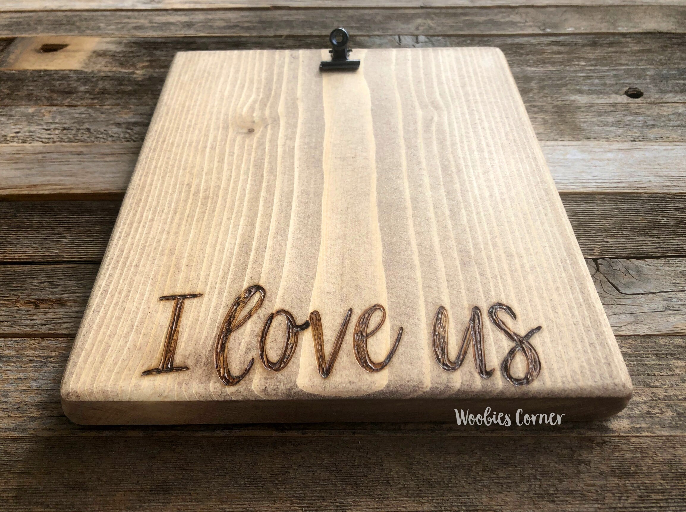 I love us frame Valentines day gift Relationship frame | Etsy