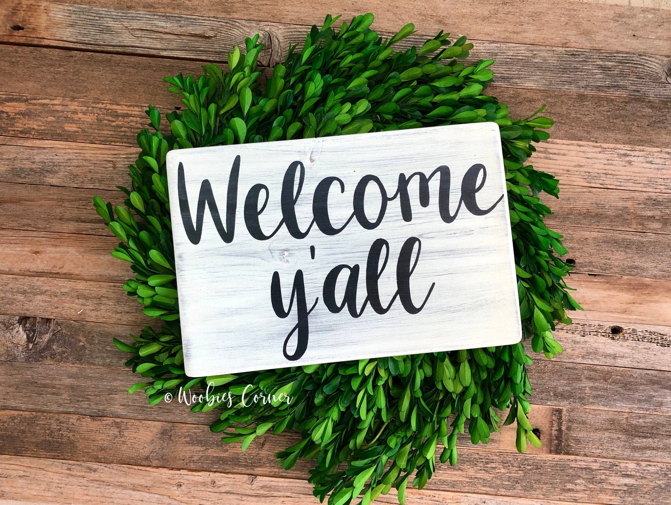 Welcome Yall sign Southern sign Farmhouse sign Welcome sign | Etsy