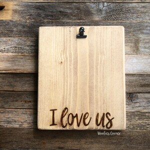 I Love Us Frame Valentines Day Gift Relationship Frame | Etsy