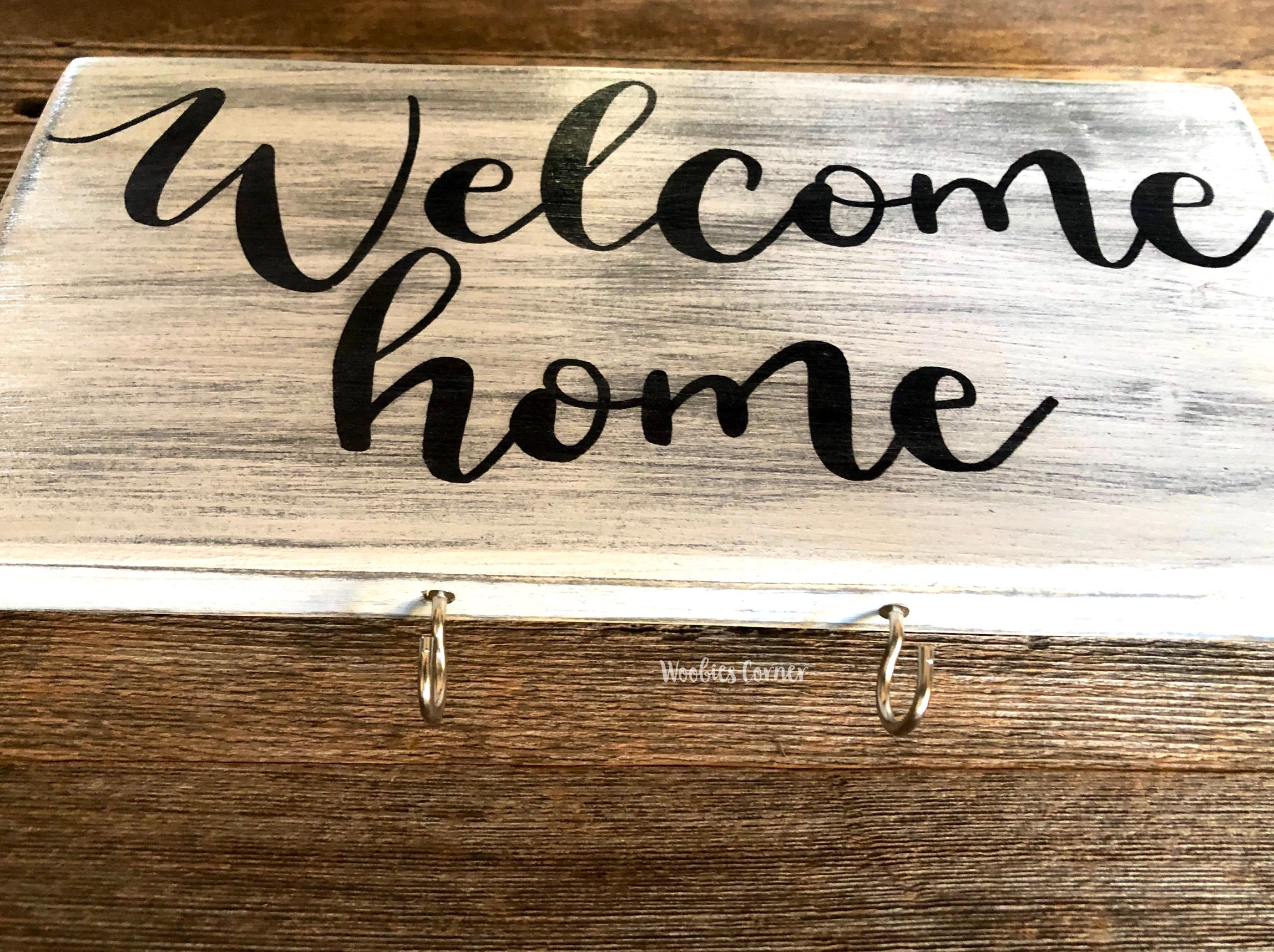 Welcome home key rack Key holder for wall Key hanger Key | Etsy