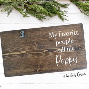 Poppy Gifts, Poppy Picture Frame, My Favorite People Call Me, Fathers ...