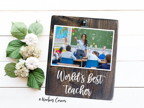 Teacher Appreciation Gift Teacher Picture Frame Classroom | Etsy