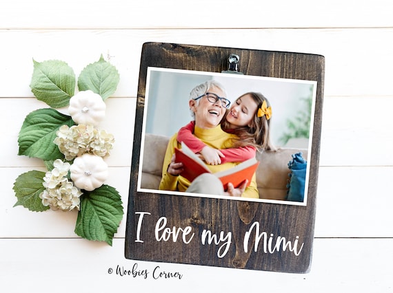 Mimi Picture Frame I Love My Mimi Personalized Picture Frame - Etsy