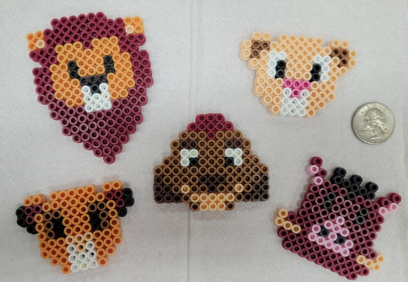 Lion King Perler Bead Magnets - Etsy
