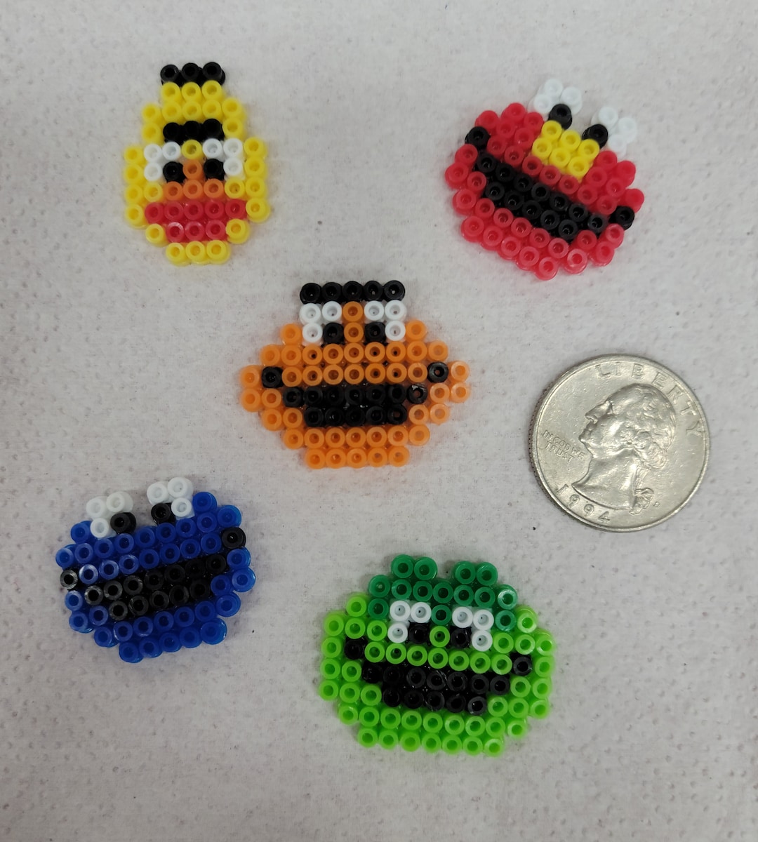 Sesame Street Mini Perler Bead Magnets - Etsy