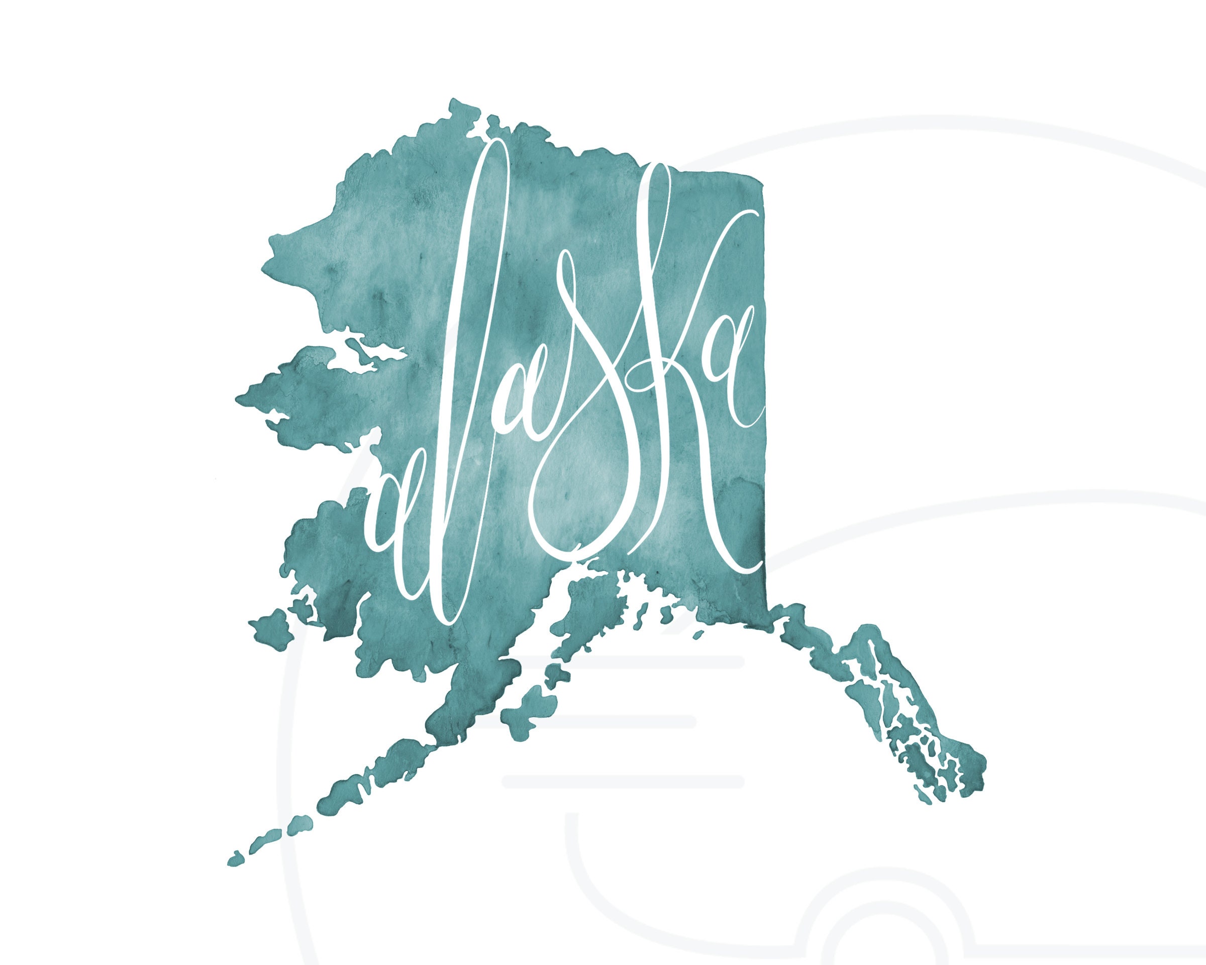 Alaska Watercolor Print. Alaska Art Print. Alaska Gift. Alaska | Etsy