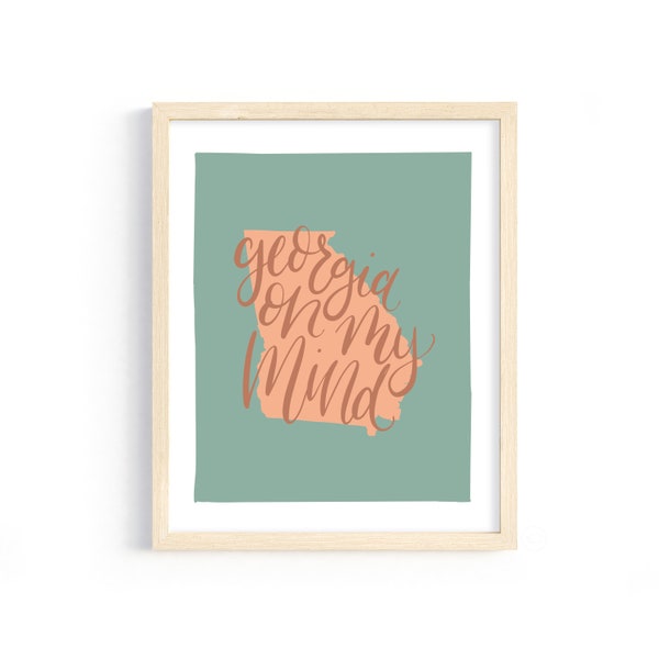 Georgia on My Mind - Etsy