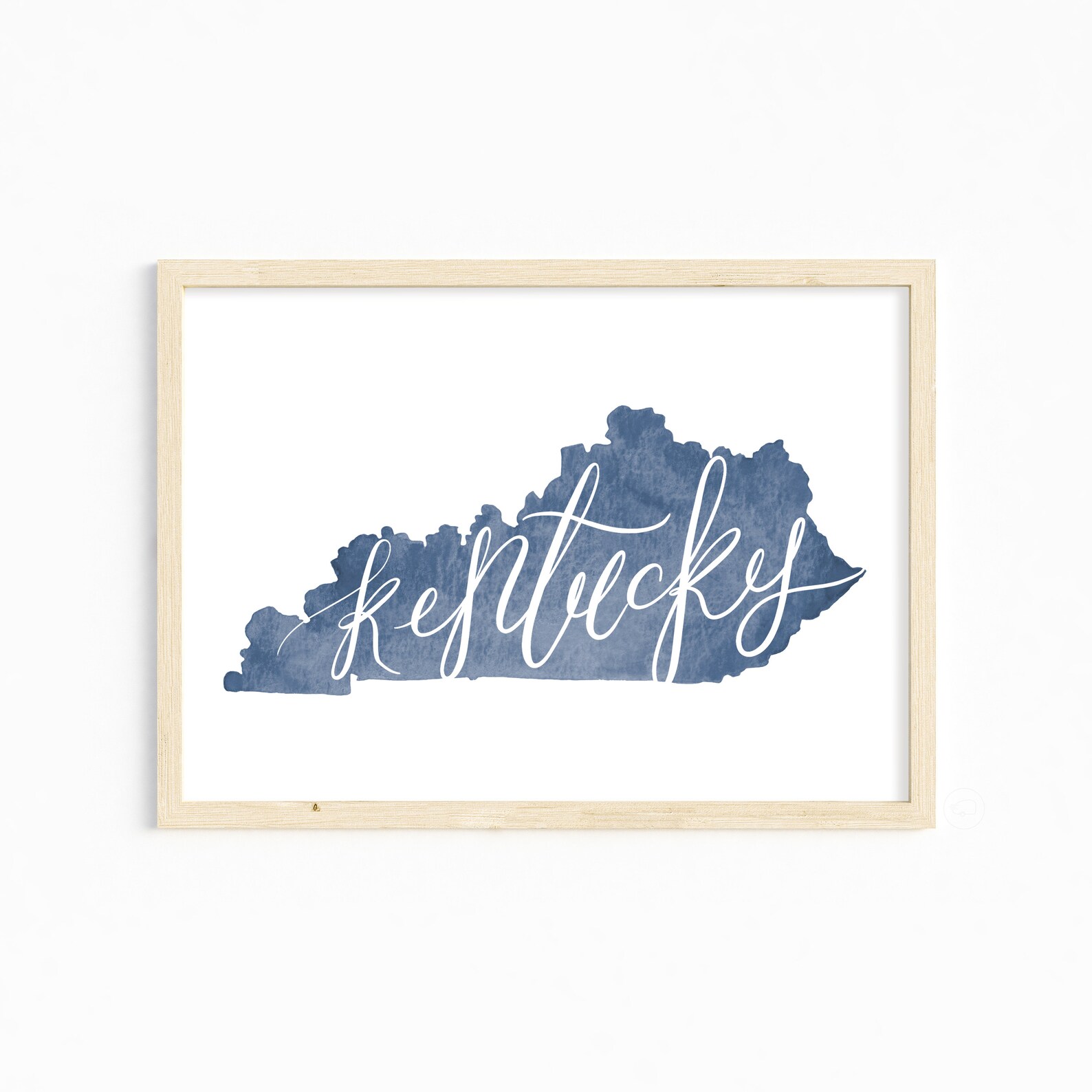 Kentucky Watercolor Print. Kentucky Decor. Kentucky Art Print. - Etsy