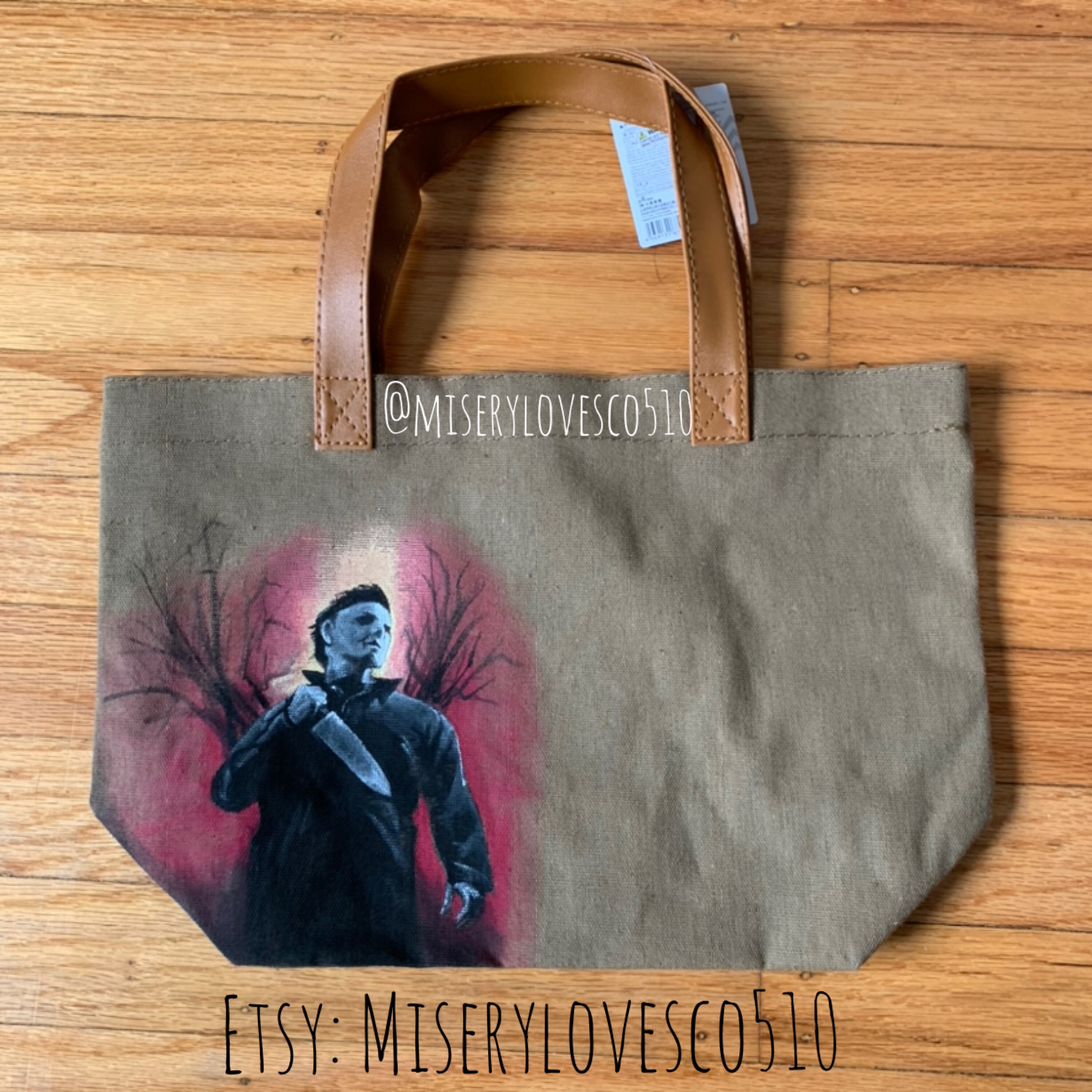 Custom Made to Order Horror Tote Bags | Etsy
