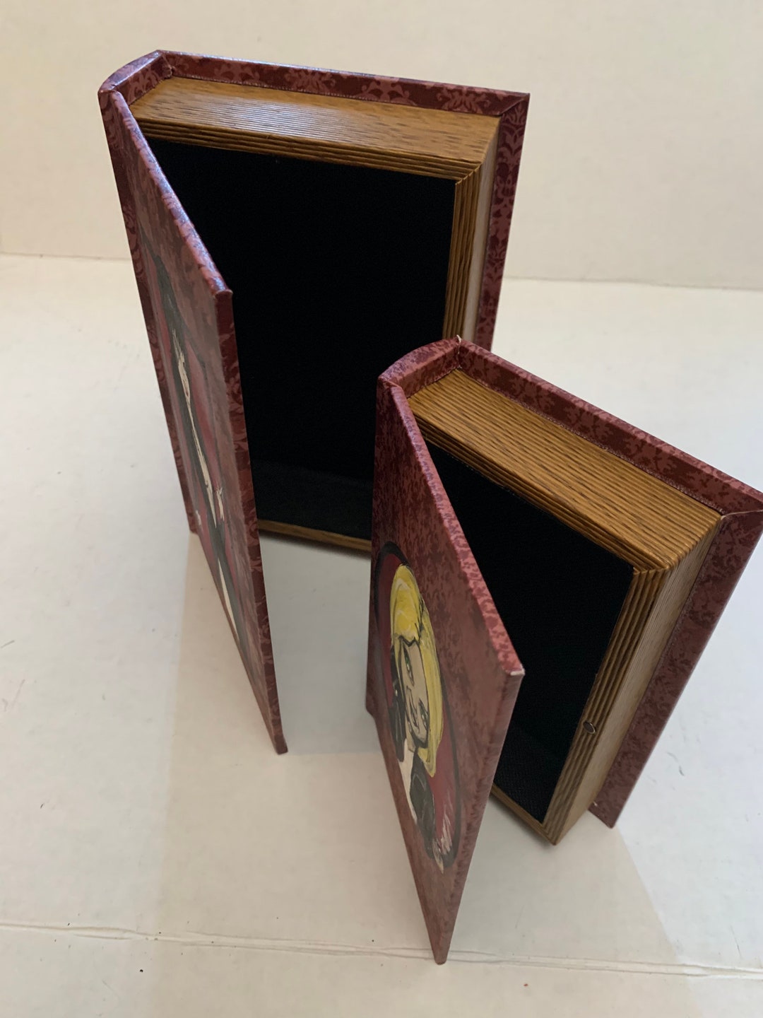 Made to Order Hand Painted Custom Storage Book Boxes. - Etsy