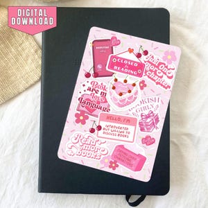 PRINTABLE Kindle Case Insert for Paperwhite 2024 Ereader Clear Case ...