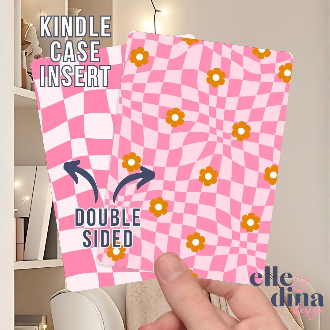 Kindle Case Insert Paperwhite Ereader Decor for Clear Case, Personalise ...