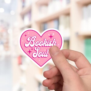 Bookish Soul Vinyl Sticker for Readers, Book Lover Gift, Kindle ...