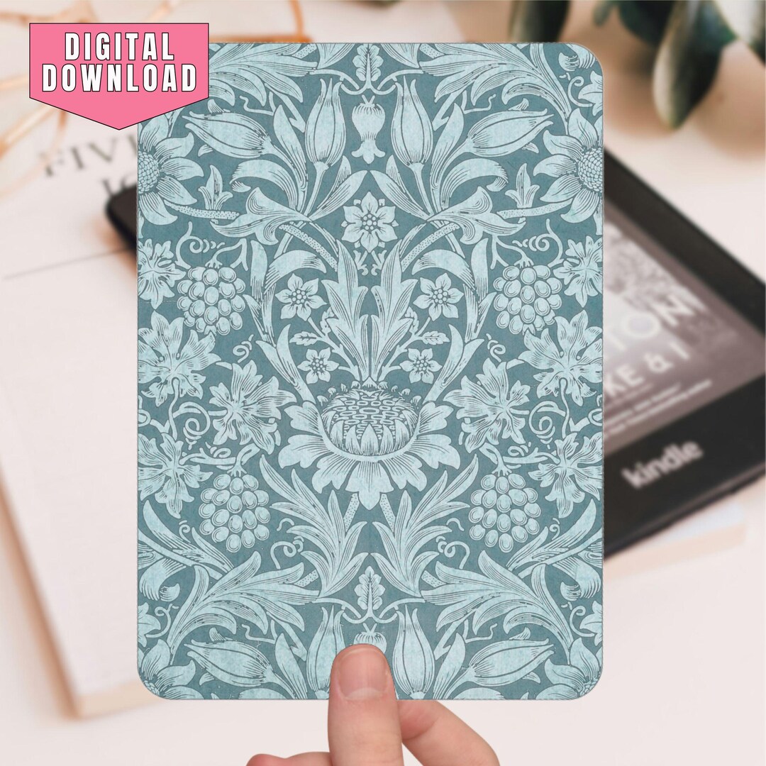 PRINTABLE Kindle Case Insert for Paperwhite Basic Oasis Ereader Clear ...