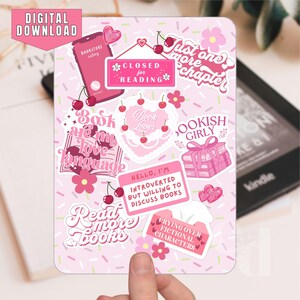 PRINTABLE Kindle Case Insert for Paperwhite 2024 Ereader Clear Case ...