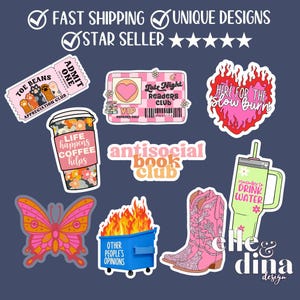 Bookish Soul Vinyl Sticker for Readers, Book Lover Gift, Kindle ...