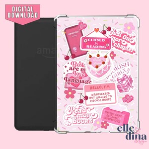 PRINTABLE Kindle Case Insert for Paperwhite 2024 Ereader Clear Case ...