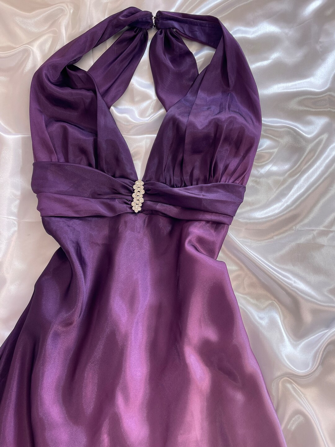 Violet Gradient Vintage Prom Dress, Purple Ombre Fairy Lavender Gown ...
