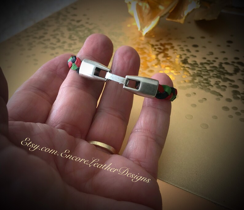 Pan African Leather Bracelet. Pan African Jewelry. Red, Black, and ...