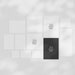 Minimalist Paper Card Mockup Set #12, Flat Lay PSD Stationery Mockup ...