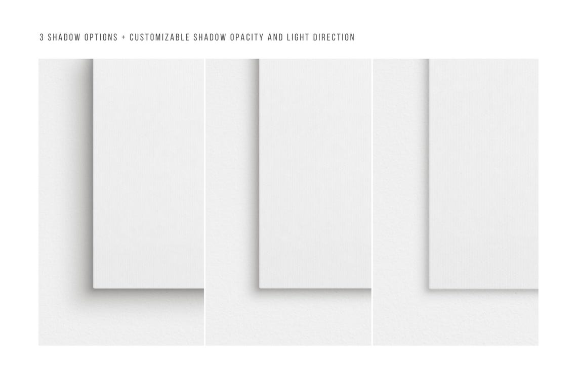 Canvas Mockup 3:2 2x3 Landscape Single, Sets of 2, 3, 4, 6 Canvases ...