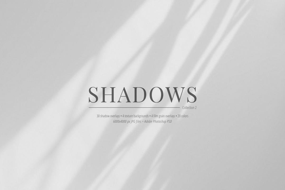 30 Window Shadow Overlays Vol. 02 | Geometric, Architectural (JPG, PSD ...
