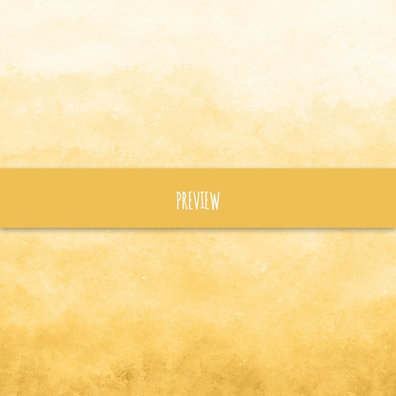 Yellow Gold Watercolor Texture Digital Paper Hand Painted Watercolor ...