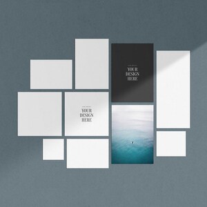 Paper Mockup Set #11 | Stationery Mockup | Card Mockup | PSD | Wedding ...