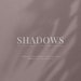 30 Shadow Overlays Vol. 03 Botanical Shadows Shadows Plants Organic ...