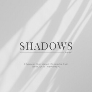 30 Shadow Overlays Vol. 02 | Window Shadows | Geometric Shadows ...