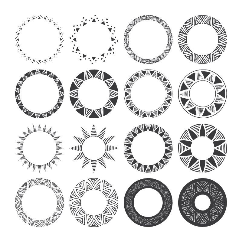 Simple Circle Border Design