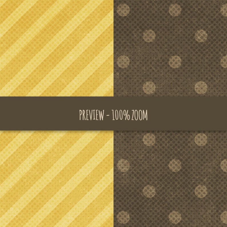 Vintage Grunge Digital Paper: Polka Dots and Stripes Patterns ~ Shabby ...