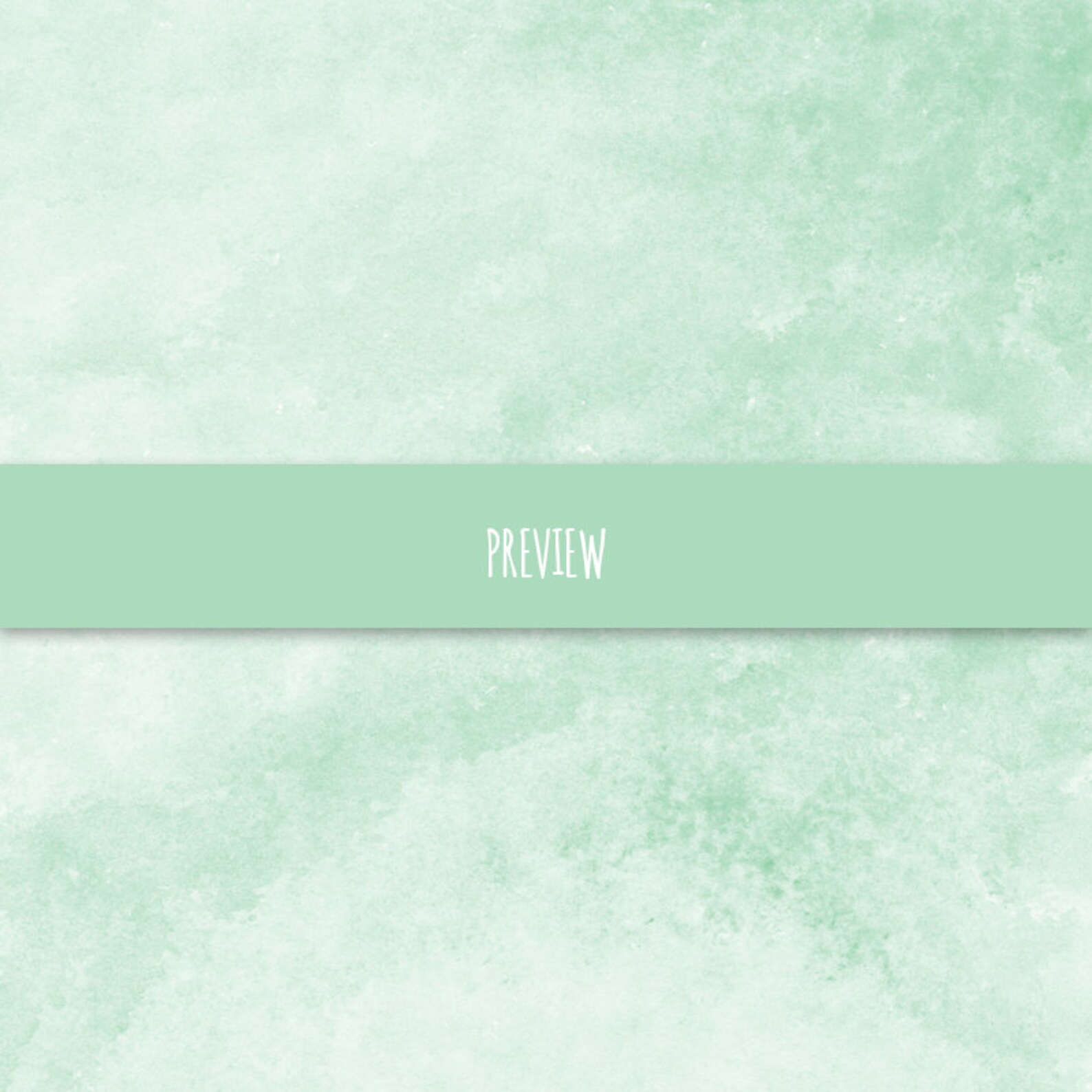 Mint Green Watercolor Texture Digital Paper; Hand Painted Watercolor ...