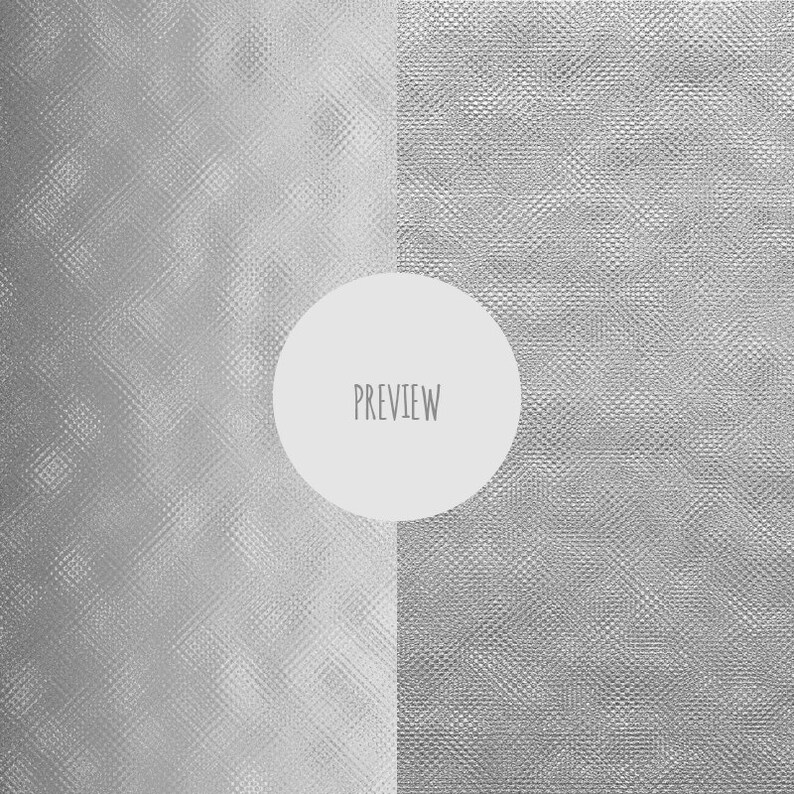 Silver Foil Digital Paper, Metallic Silver Digital Paper, Silver Foil ...