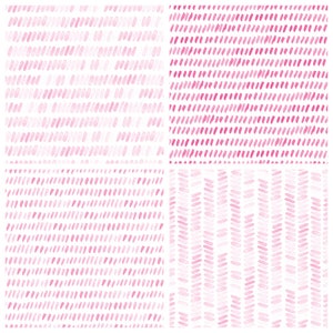 20 Seamless Watercolor Patterns, Pink Watercolor Patterns on White ...