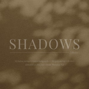 50 Shadow Overlays Vol. 01 | Geometric and Organic Shadows: Windows ...