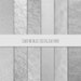 Silver Foil Digital Paper, Metallic Silver Digital Paper, Silver Foil ...