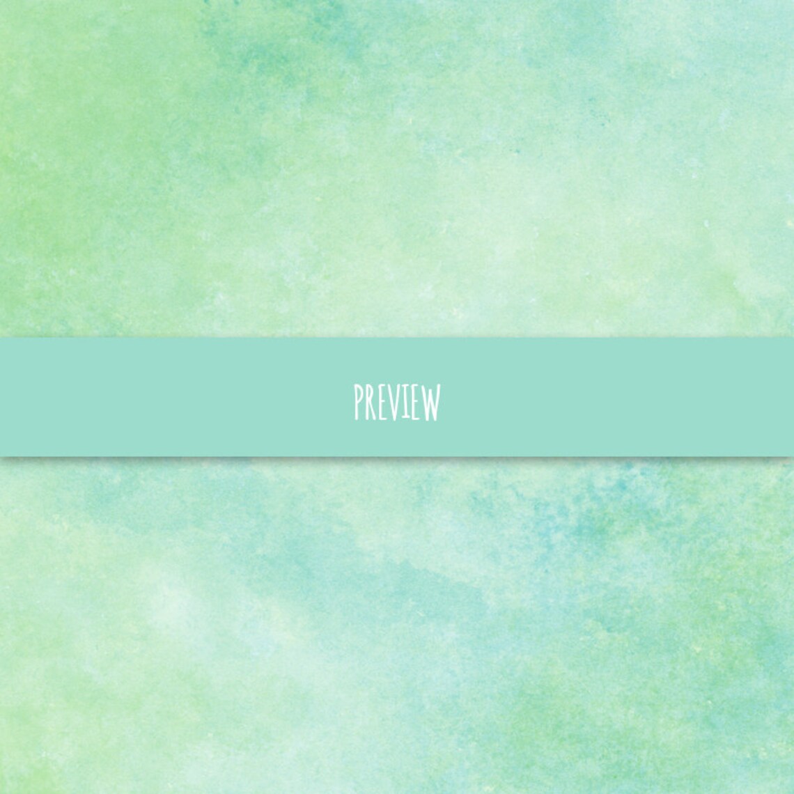 Green & Blue Watercolor Texture Digital Paper Hand Painted - Etsy