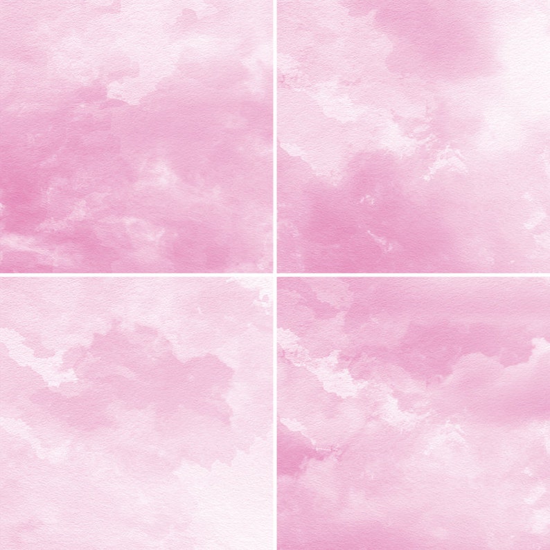 Pastel Pink Watercolor Texture Digital Paper Pink Painted Watercolor ...