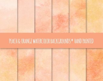 Pink Watercolor Texture Digital Paper Hand Painted Watercolor ...