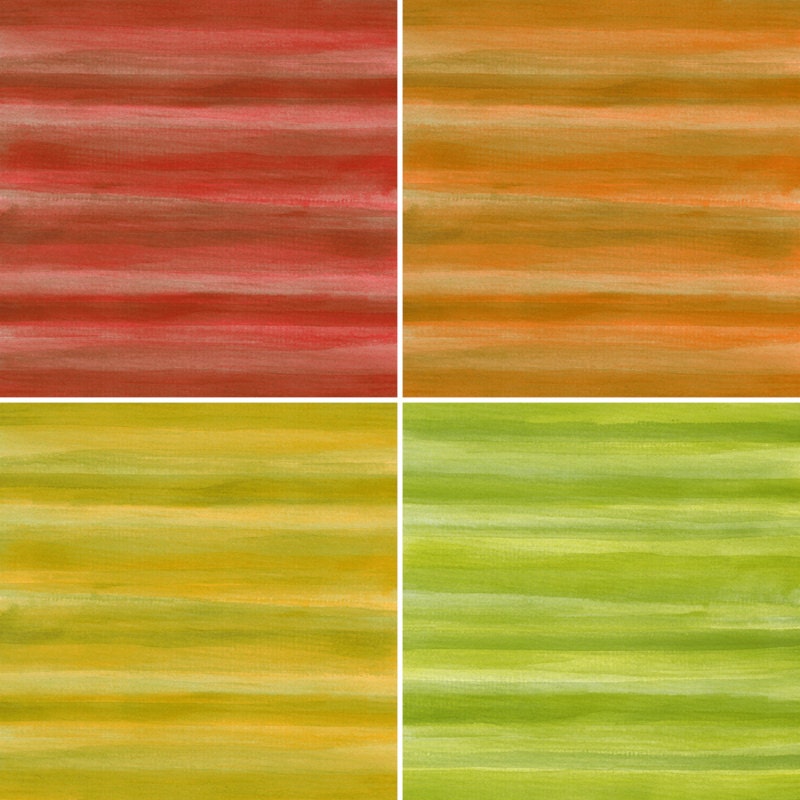 Watercolor Digital Paper Striped Watercolor Texture Hand Painted ...