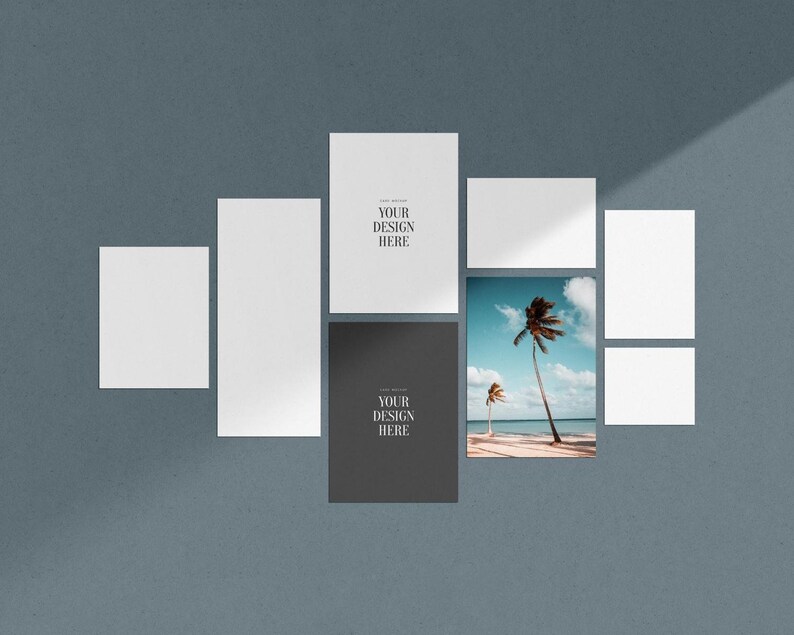 Paper Mockup Set 14 Stationery Mockup Card Mockup PSD Wedding ...