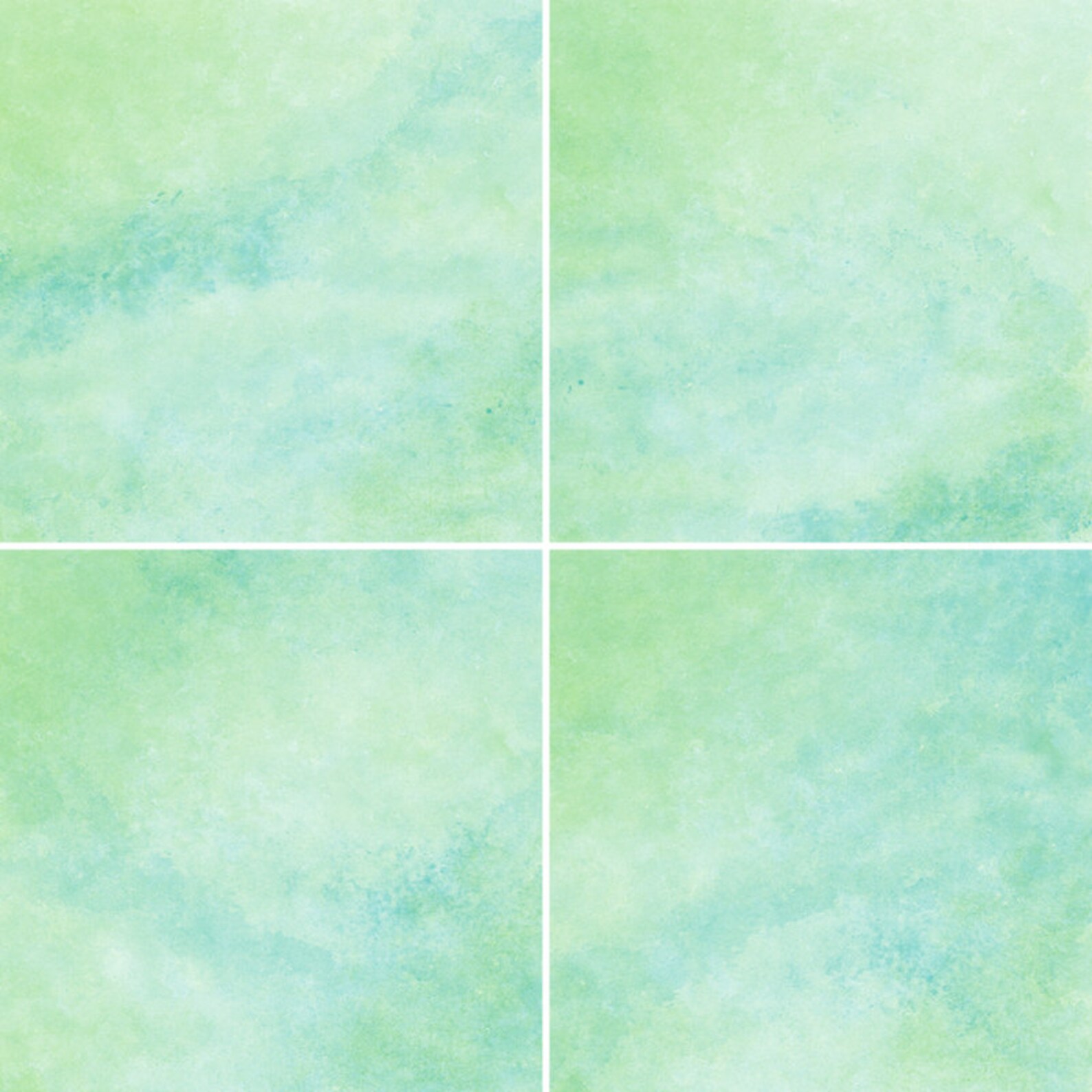 Green & Blue Watercolor Texture Digital Paper Hand Painted - Etsy